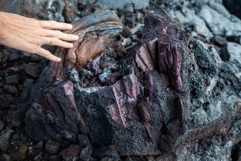 Lava rock stock image. Image of nature, black, volcanic - 141082301