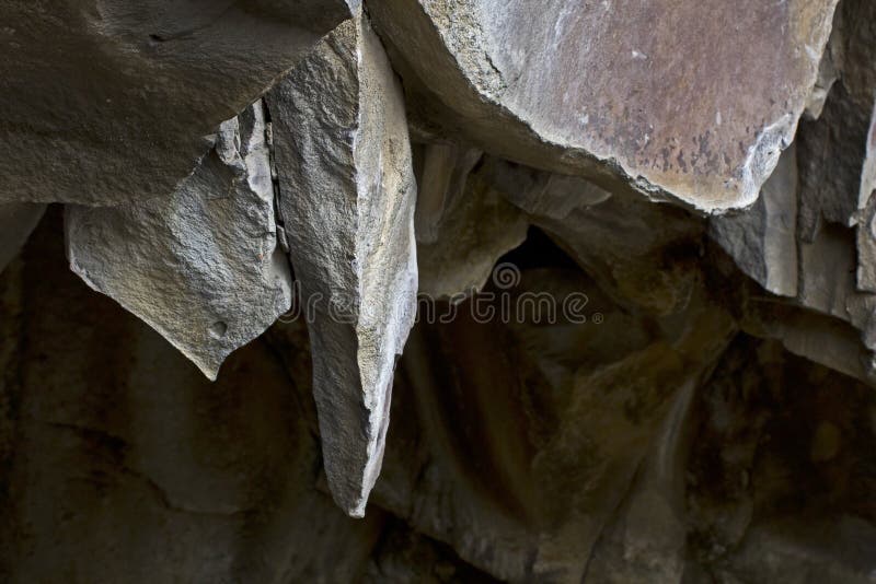 Lava Rock Cave Spikes Background Stock Photo - Image of oregon ...