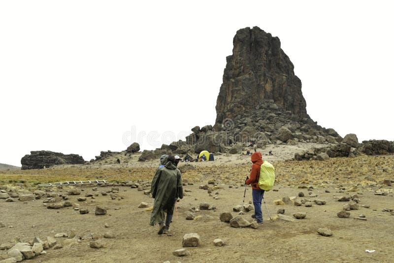 Lava Tower at Kilimanjaro Mountain National Park Editorial Photo ...