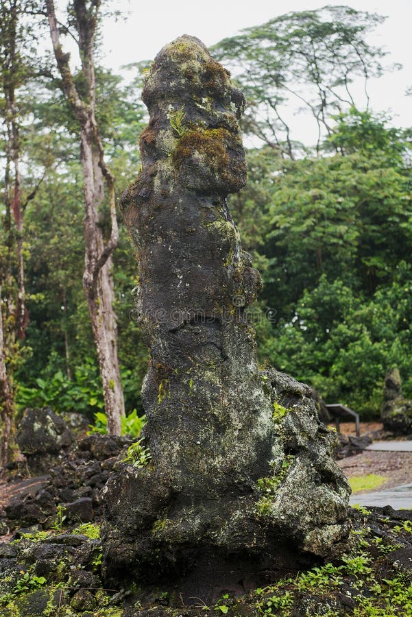 Lava Tree stock photo. Image of volcanic, stump, tree - 83762892