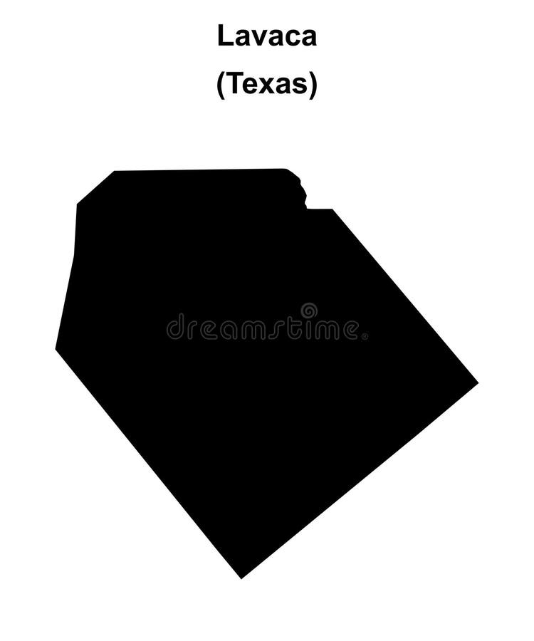 Lavaca Outline Map Stock Illustrations – 12 Lavaca Outline Map Stock ...