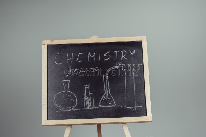 Lavagna Con La Formula Chimica Fotografia Stock - Immagine di ...