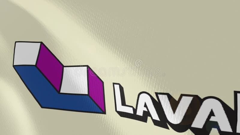 Laval Quebec Realistic Flag Animation. Stock Footage - Video of nation ...