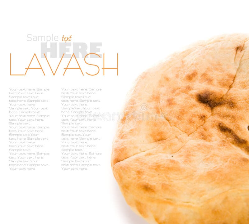 Lavash stock photo. Image of circle, crusty, studio, warm - 22041024