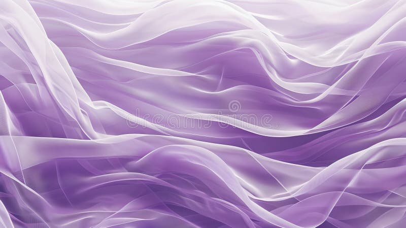 A Lavender Background with a Subtle Wave Pattern, Featuring Flowing ...