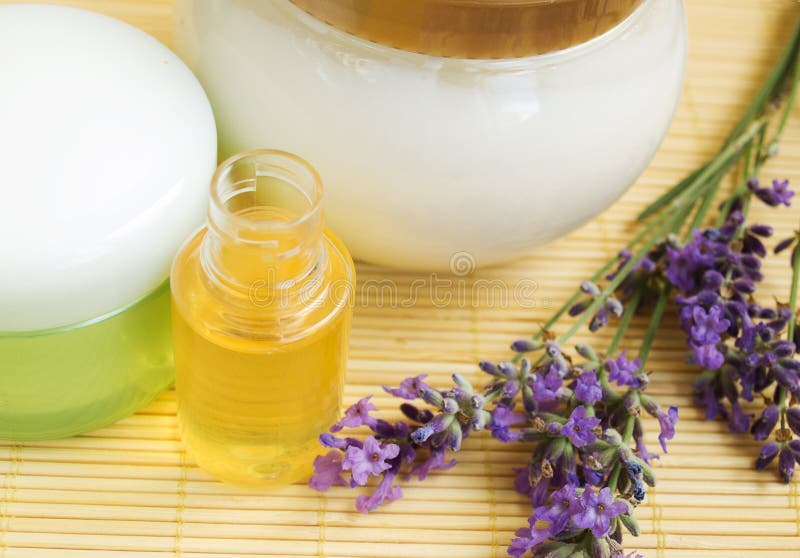 Lavender cosmetics stock image. Image of hygiene, bath - 20298751