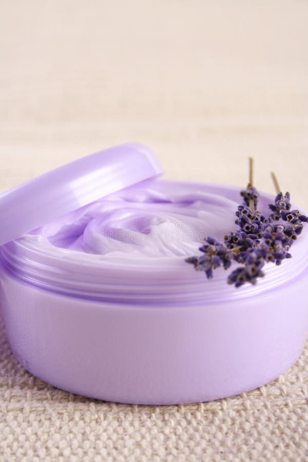 Lavender cream stock photo. Image of beauty, herb, lifestyle - 4571468