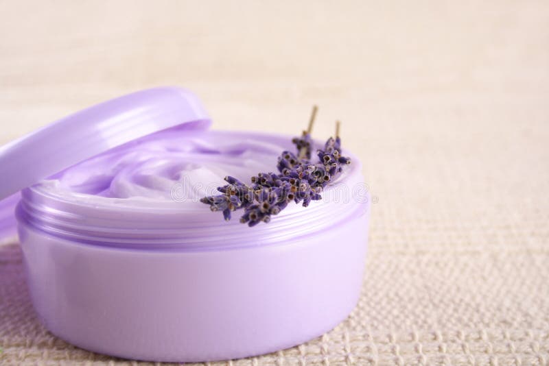 Lavender cream stock image. Image of healthy, relaxation - 4571479