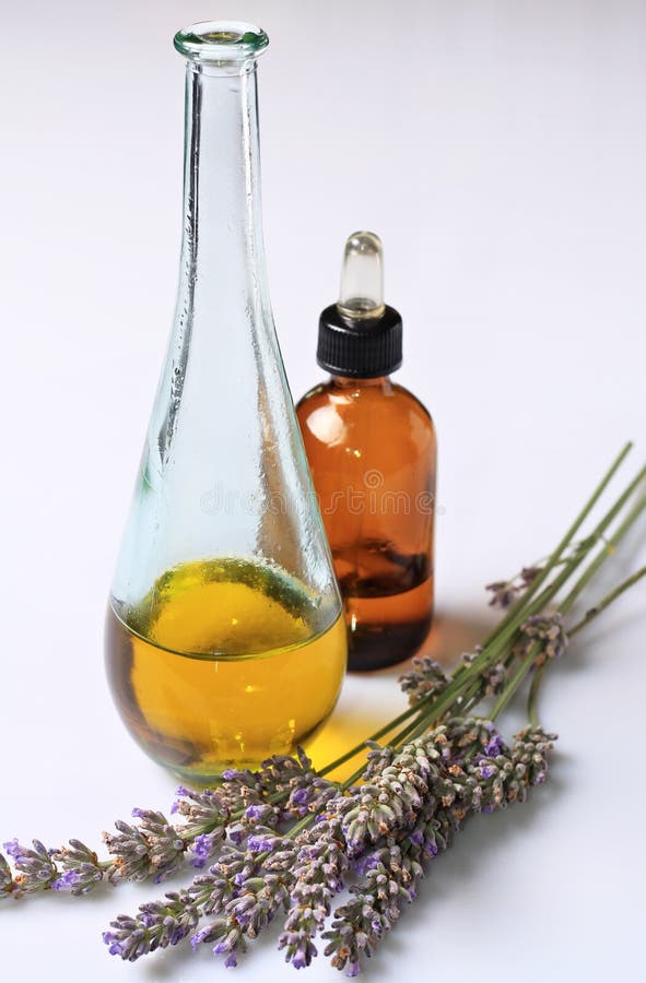 Lavender essence oil stock photo. Image of alternative - 5440374