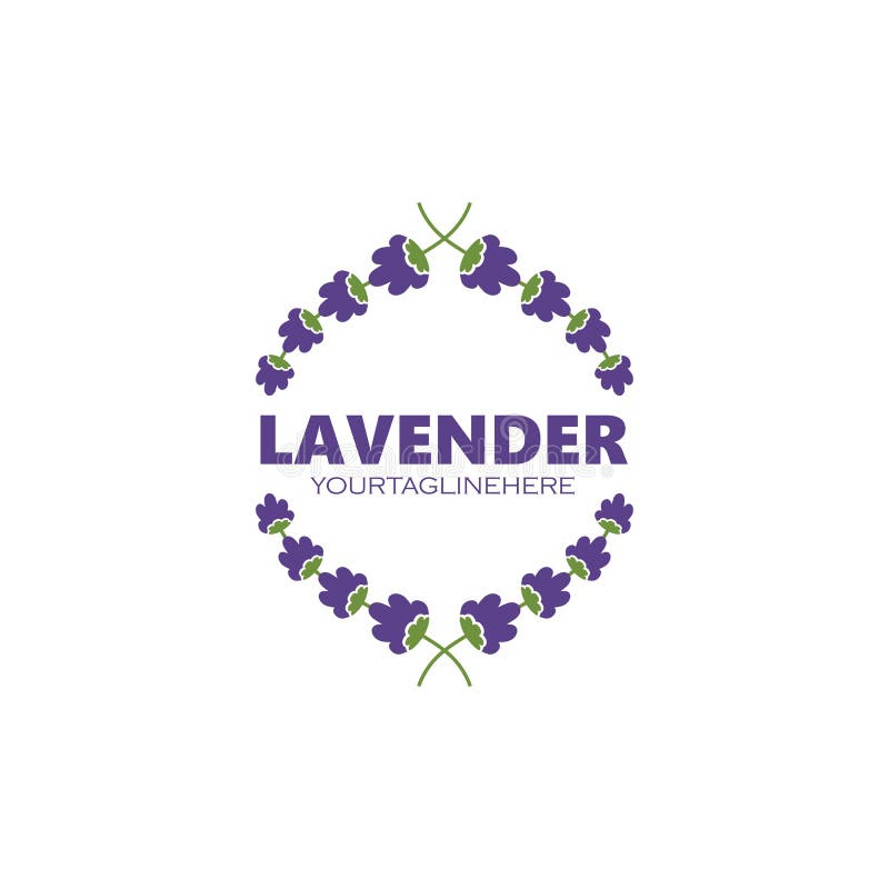 Lavender Flower Vector Illustration Design Stock Vector - Illustration ...