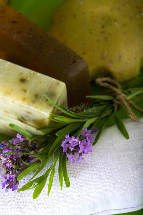 Lavender and handmade soap stock photo. Image of handmade - 12217470