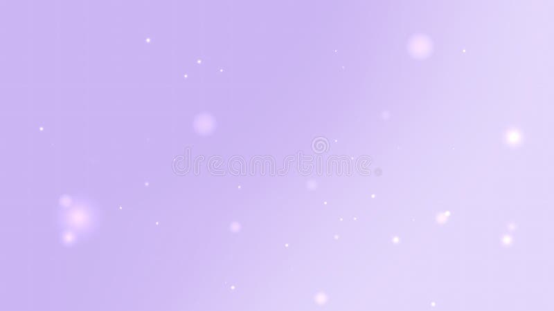 Lavender Light Blur Background with Floating Glowing Particles Effect ...