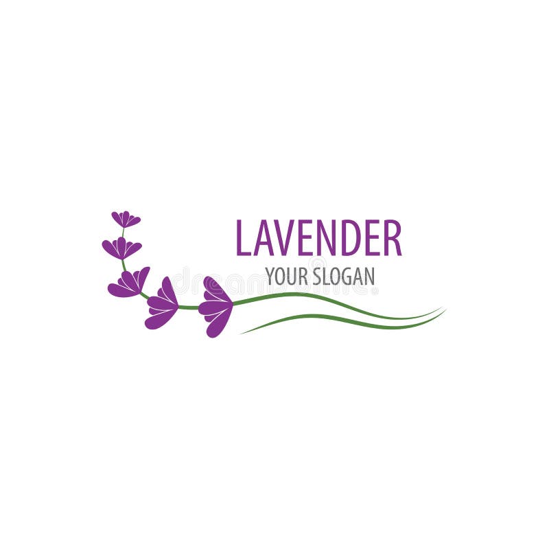 Lavender logo stock illustration. Illustration of herb - 180898475