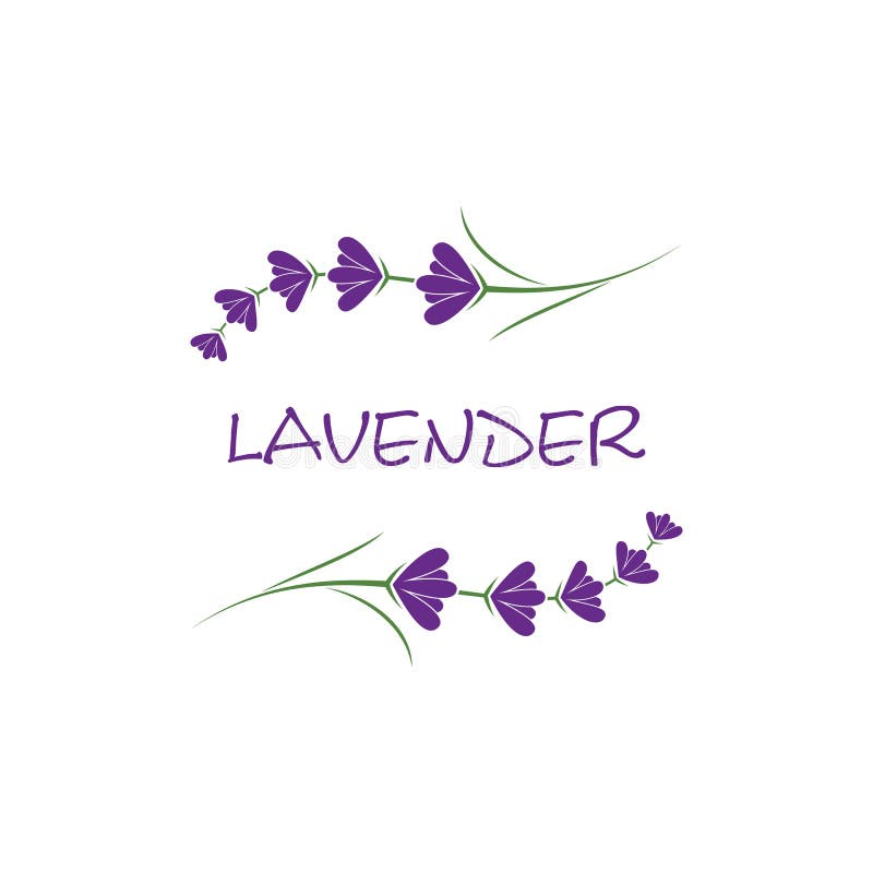 Lavender logo stock illustration. Illustration of herb - 180898475