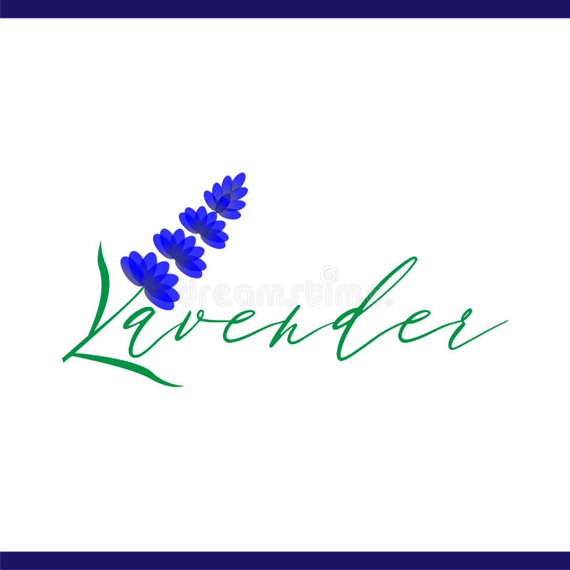 Lavender Logo Icon Vector Template Stock Vector - Illustration of ...