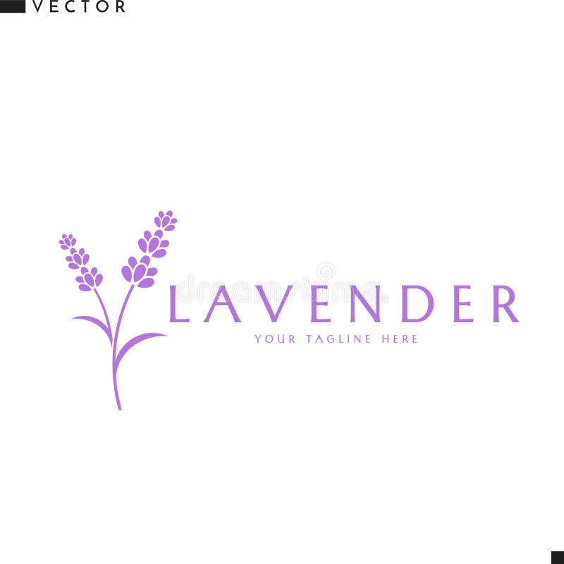 Lavender logo stock vector. Illustration of flower, lavender - 308289681