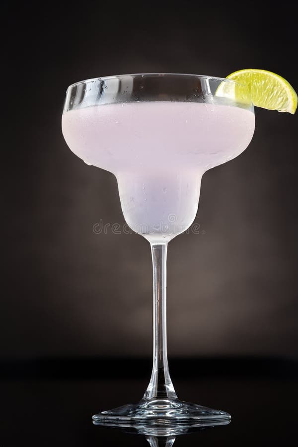 Lavender Margarita Cocktail Stock Photo - Image of garnished, syrup ...