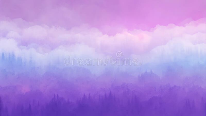 Lavender Mist Pale Lilac Fading into Icy Purple with a Soft Gradient ...