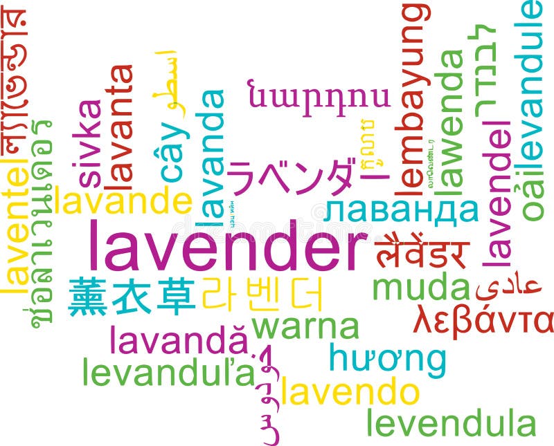 Word Lavender Stock Illustrations – 369 Word Lavender Stock ...