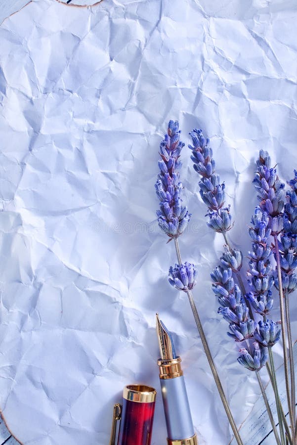 Lavender and note stock image. Image of herb, flower - 42139987