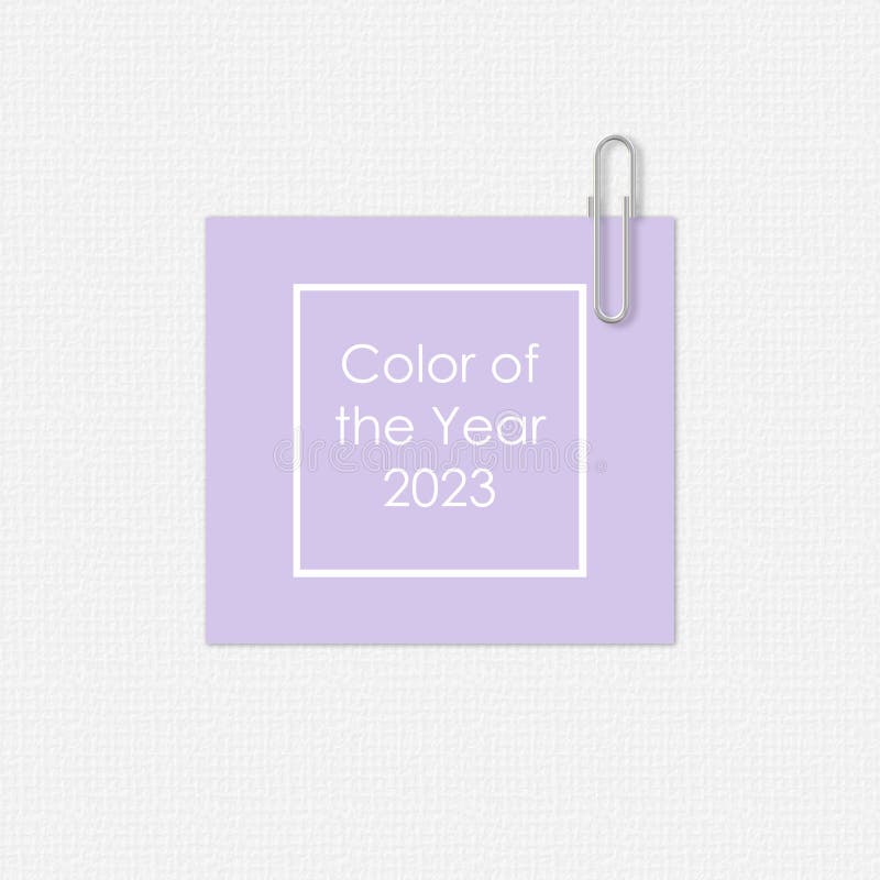 Digital Lavender Color of the Year 2023 Stock Photo - Image of poster ...