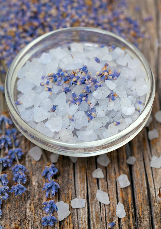 Lavender salt stock photo. Image of lifestyle, details - 36445138