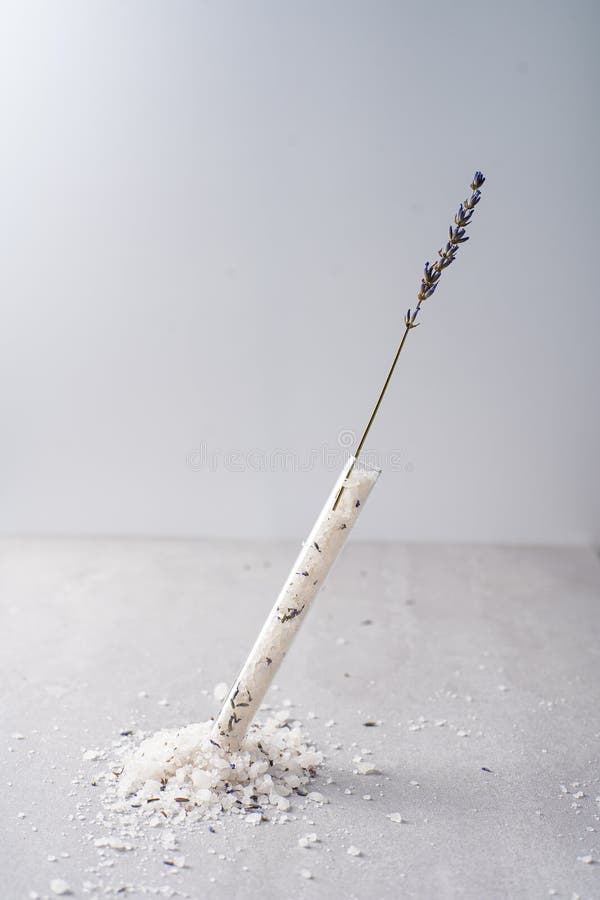 Lavender Salt for Cooking. Lavander Salt with Dried Lavender Flowers ...