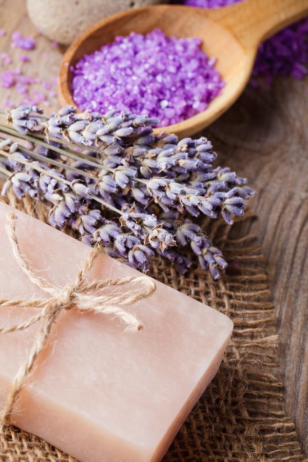 Lavender spa stock photo. Image of bowl, health, cosmetics - 20815240
