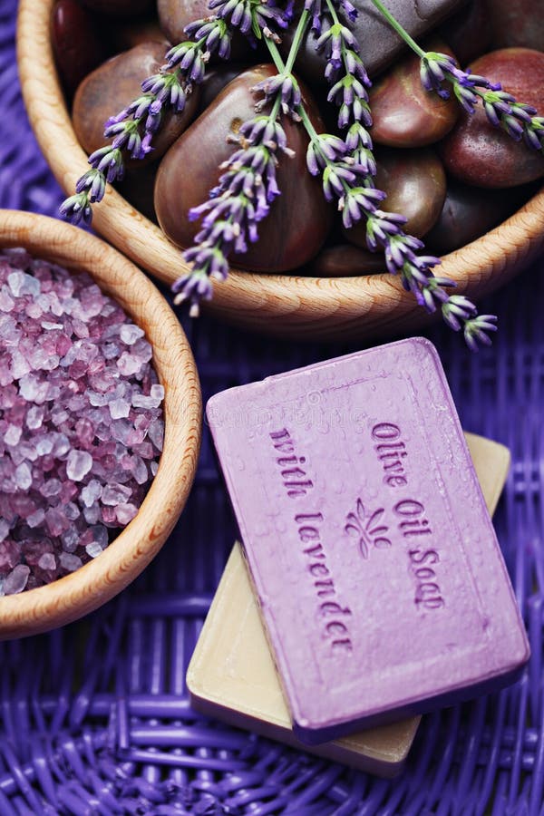 Lavender spa stock image. Image of nature, coloured, bouquet - 21279279