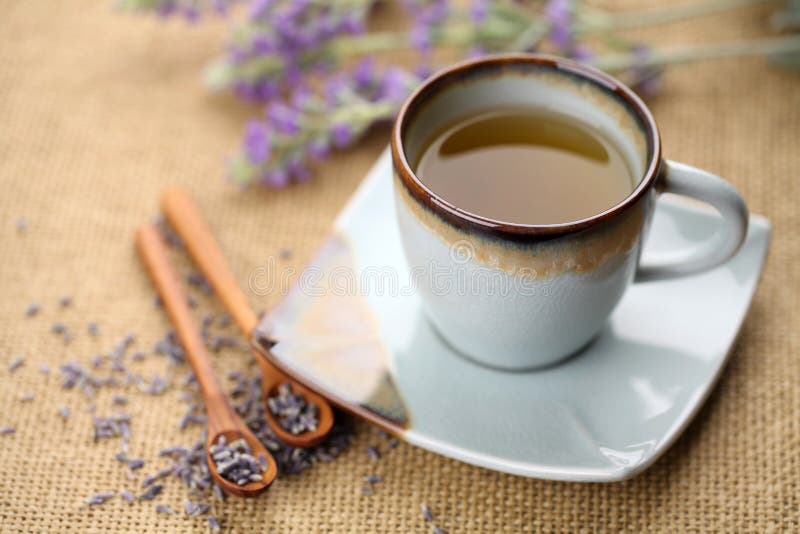 Lavender tea stock photo. Image of refreshment, life - 21613326