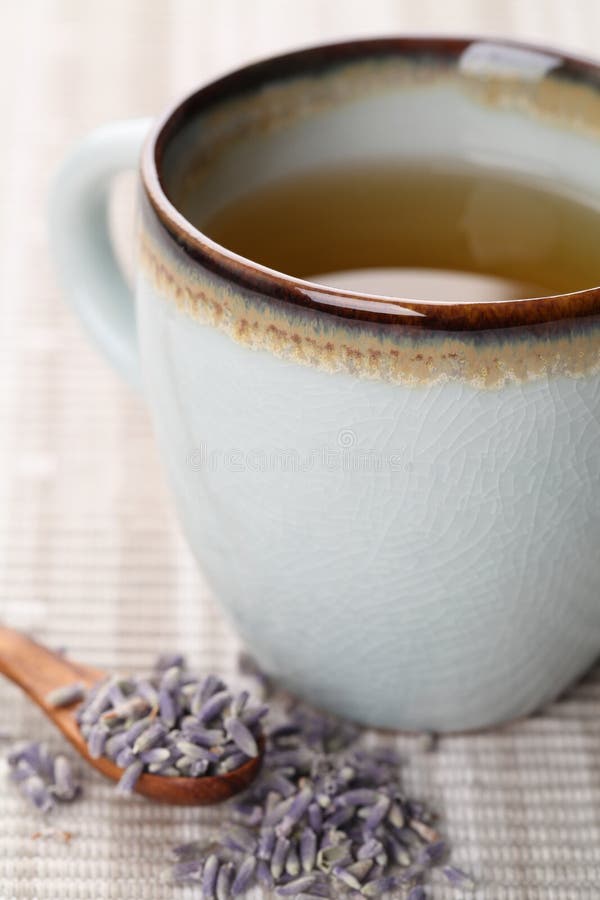 Lavender tea stock photo. Image of close, lavender, asian - 21613338