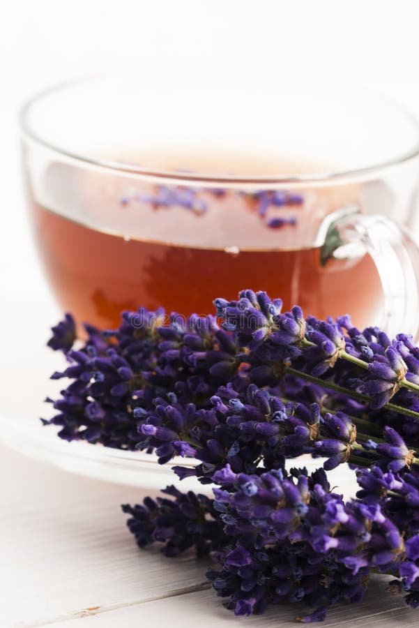 Lavender tea stock image. Image of aromatic, relaxing - 56836889