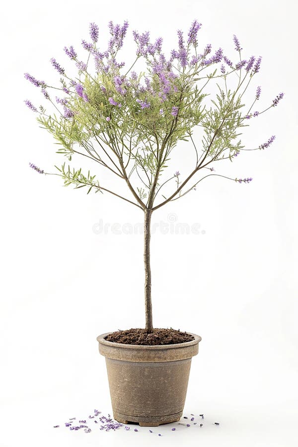 Lavender Tree Sapling stock illustration. Illustration of plant - 374596124
