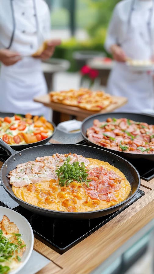 Lavish Breakfast Buffet Table Showcasing a Delightful Spread of ...