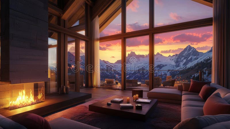 Lavish Mountain Hideaway with Stunning Views and a Snug, Welcoming ...