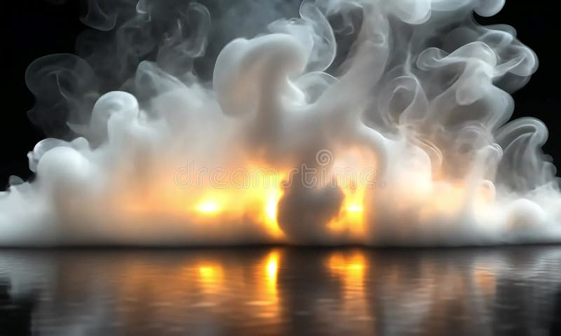 Abstract Smoke and Fire Effect Stock Video - Video of flames ...