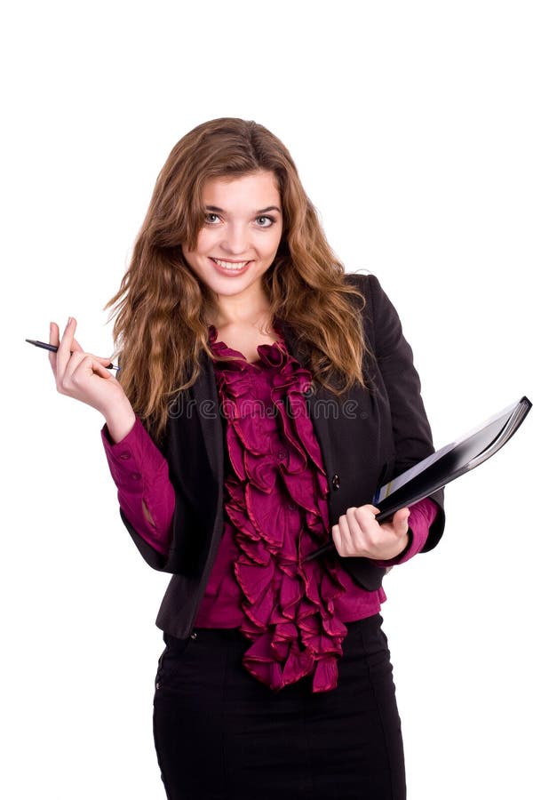 Impiegata d'ufficio immagine stock. Immagine di imprenditrice - 13029583