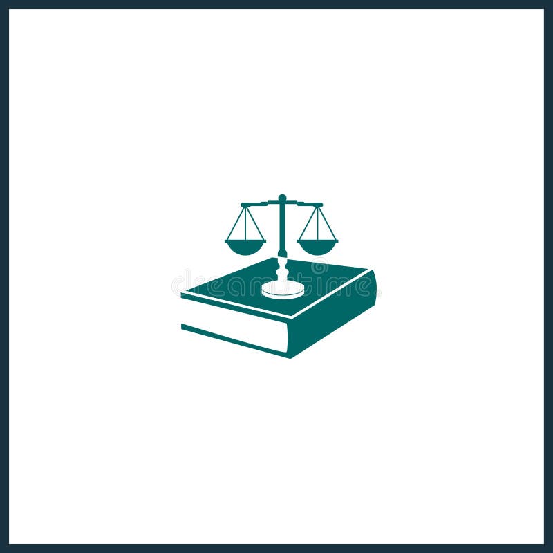 Law Book Simple Vector Icon. Law Book Isolated Icon Stock Vector ...