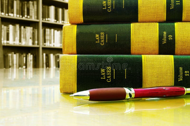 Law library - legal books stock image. Image of study - 4347279