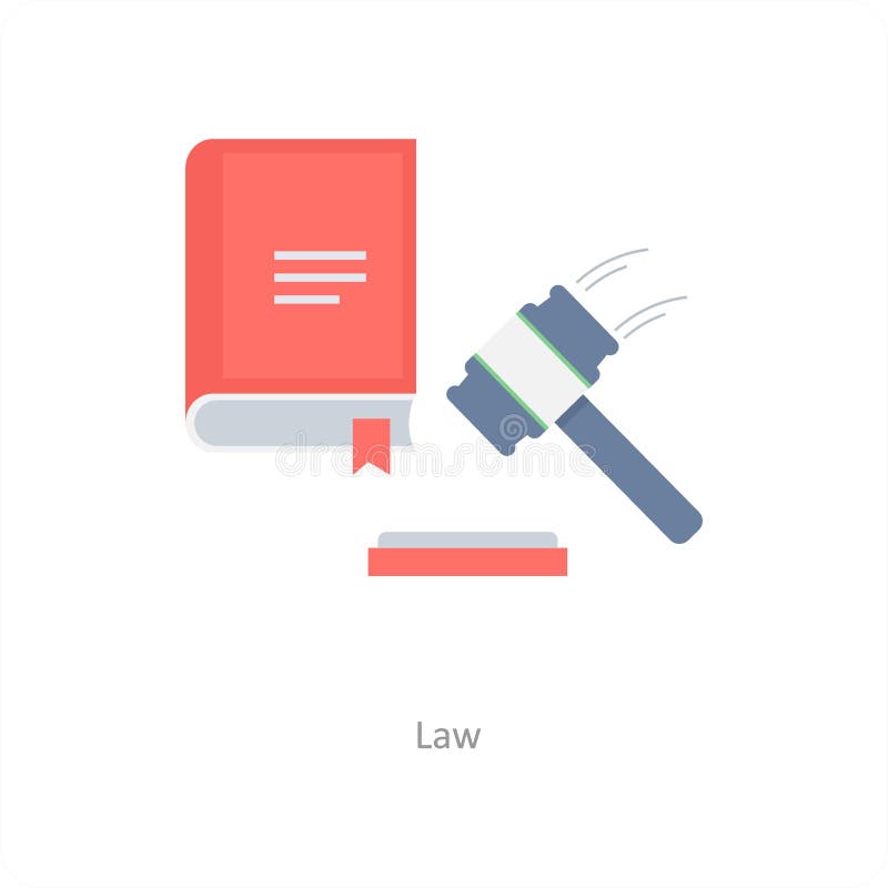 Law stock vector. Illustration of business, judge, legal - 264949708