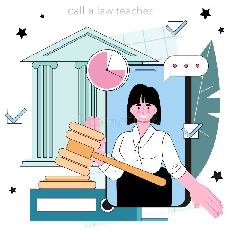 Law Class Online Service or Platform. State Judicial System Studying ...