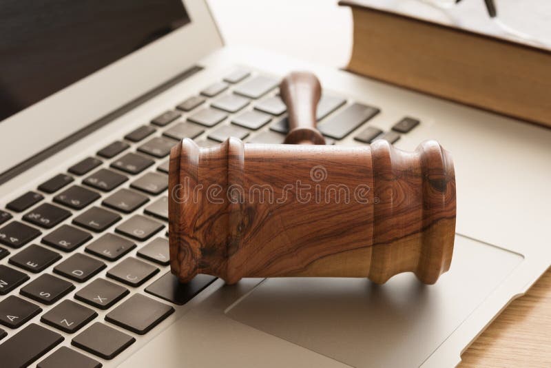 Law about computer stock image. Image of lawyer, court - 89425679