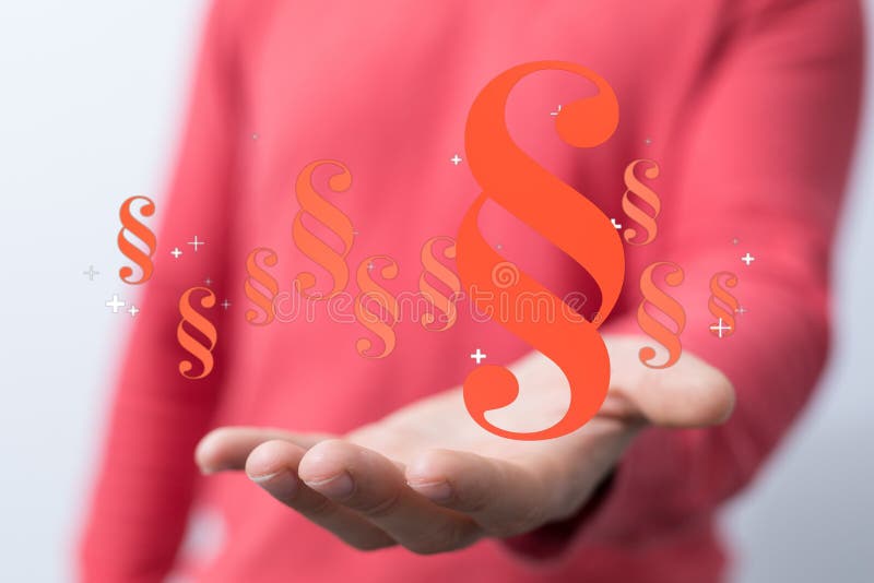 A law digital sign in hand stock photo. Image of justice - 181302492