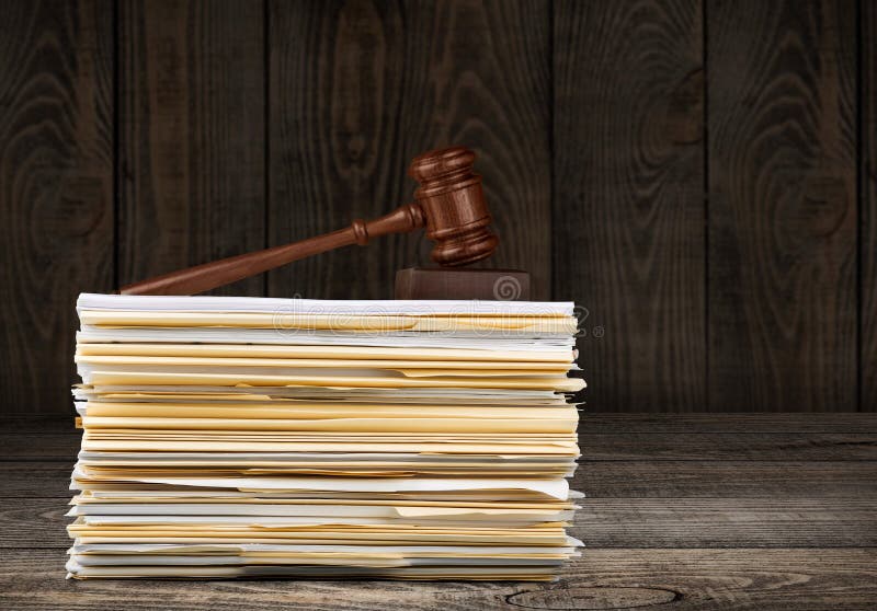 Law stock photo. Image of paper, document, gavel, stack - 118883458