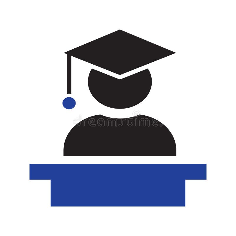 Law education student icon stock vector. Illustration of vector - 262294368