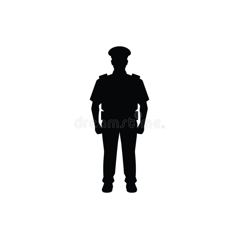 Officer Icon stock vector. Illustration of avatar, user - 296706379