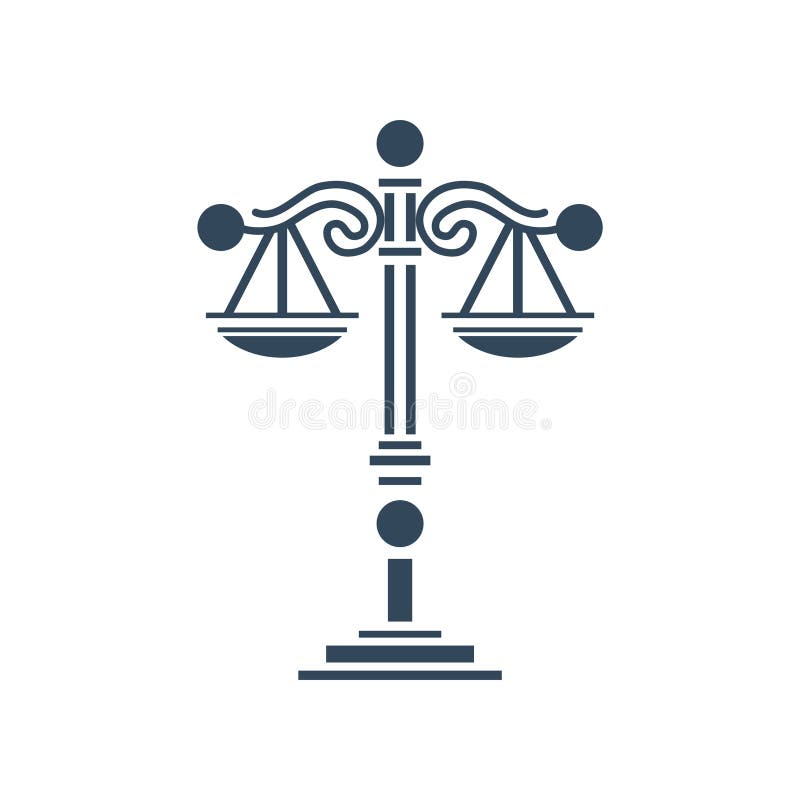 Law Firm Icon Logo Design Template Stock Vector - Illustration of ...