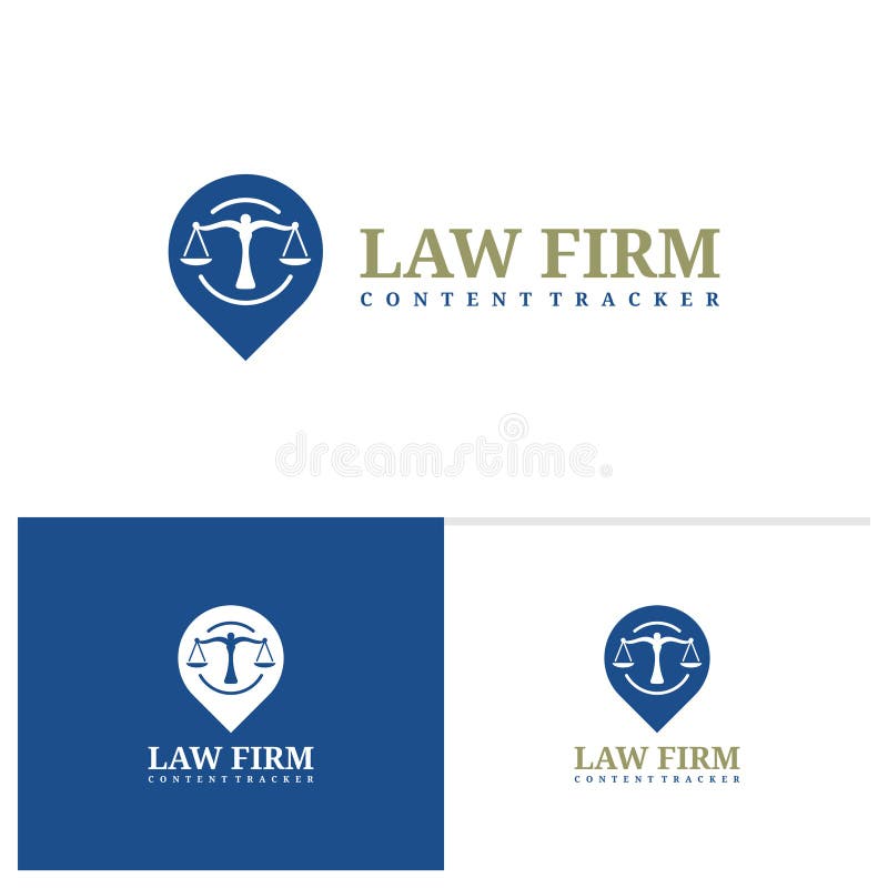 Law Firm with Point Logo Template, Creative Law Firm Logo Design Vector ...
