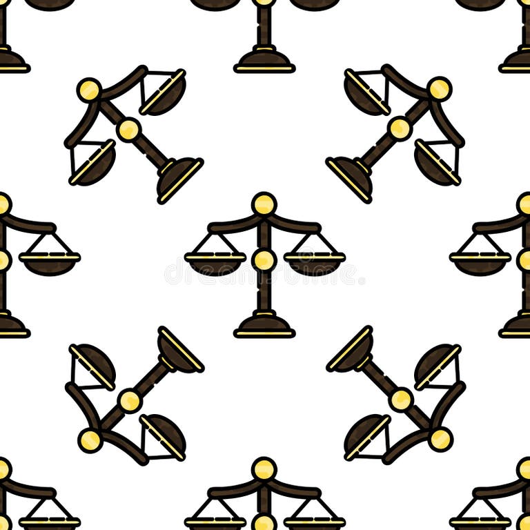 Law flat pattern stock vector. Illustration of legal - 80472319