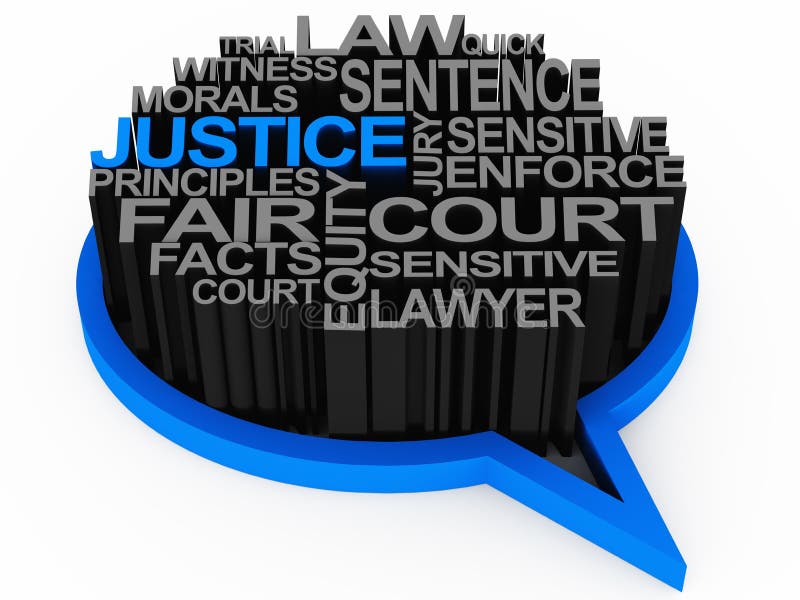 Law and justice stock illustration. Illustration of enforcing - 26674187